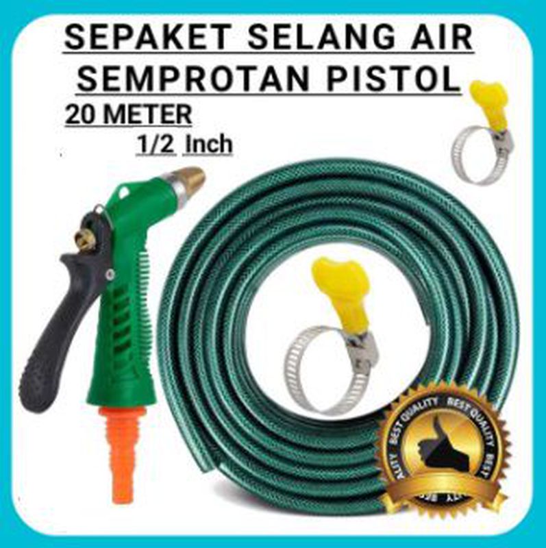 Paket Semprotan Selang Air 20 Meter