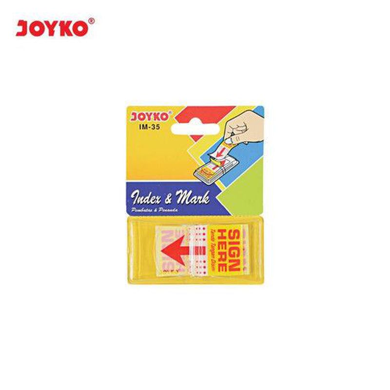 Stiky Note Sign Here