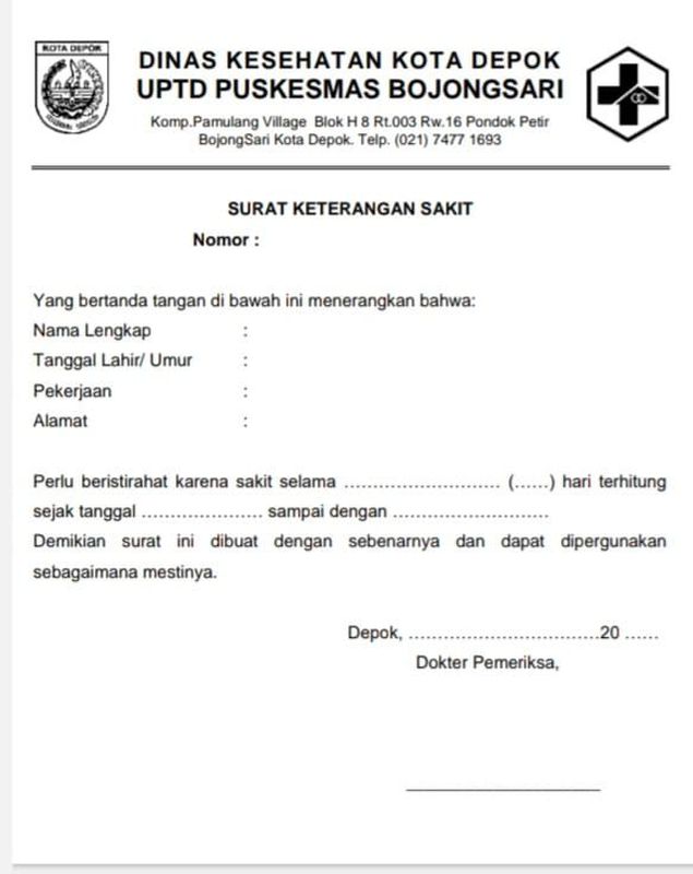 Surat Sakit