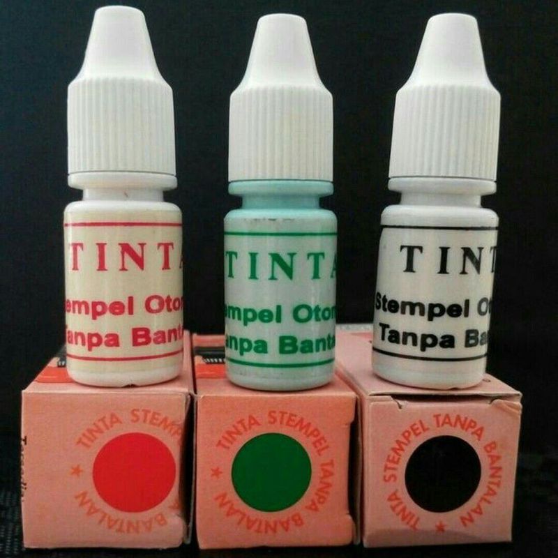 TINTA ISI ULANG STEMPEL OTOMATIS TINTA MANIS - biru