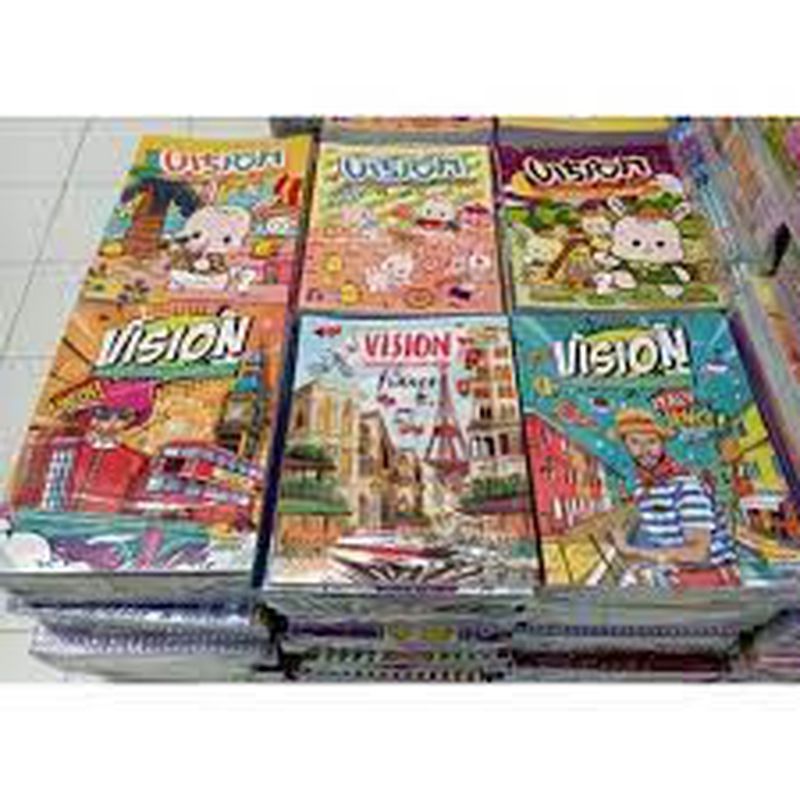 Buku tulis merek vision 58 lembar