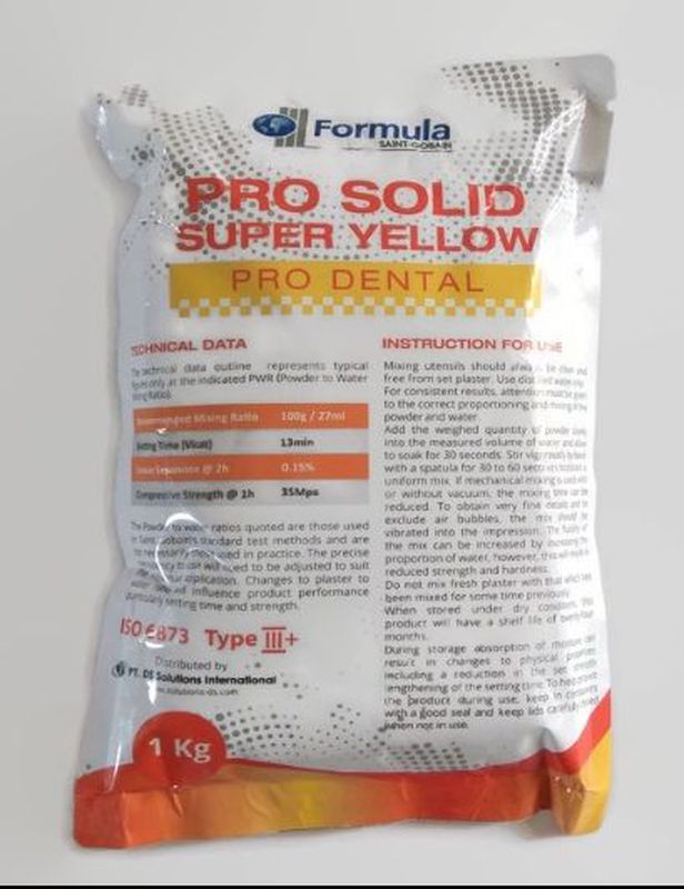 Gips Kuning / Gips Stone/ Pro Solid Super Yellow