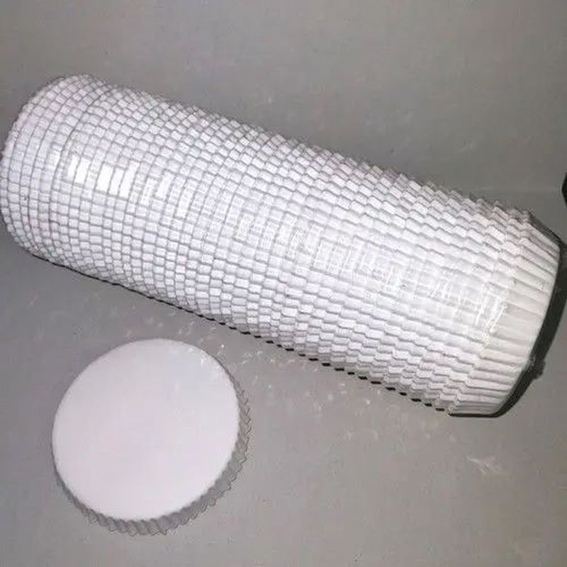 Tutup Gelas Kertas. Paper Glass Lid Covers 1 roll isi 200pcs