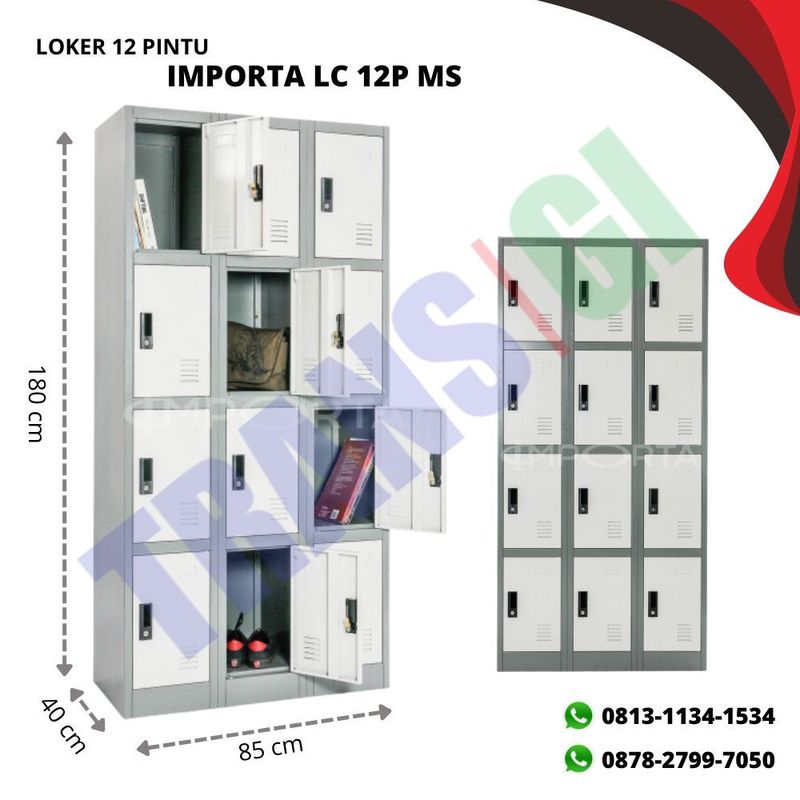 Loker 12 Pintu Importa LC 12P MS