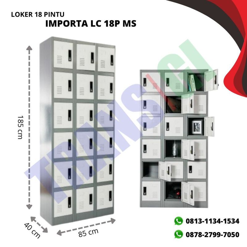 Loker 18 Pintu Importa LC-18P MS