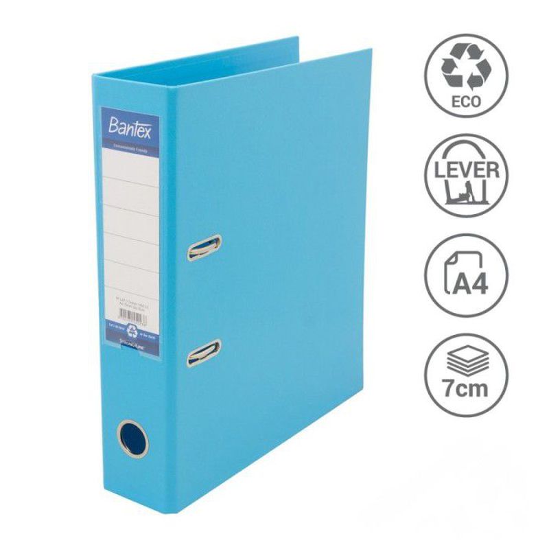 Ordner Bantex A4 - Biru Muda