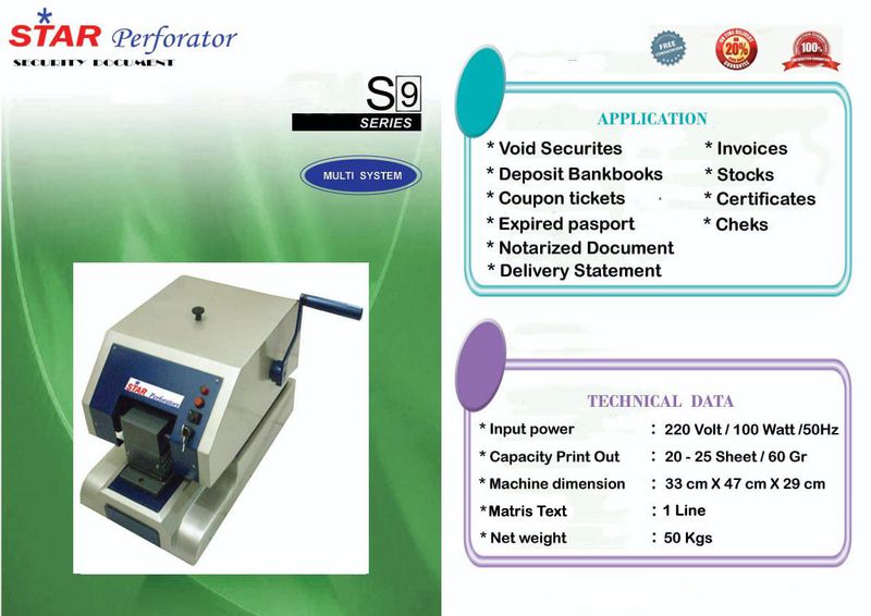 Mesin Perforator