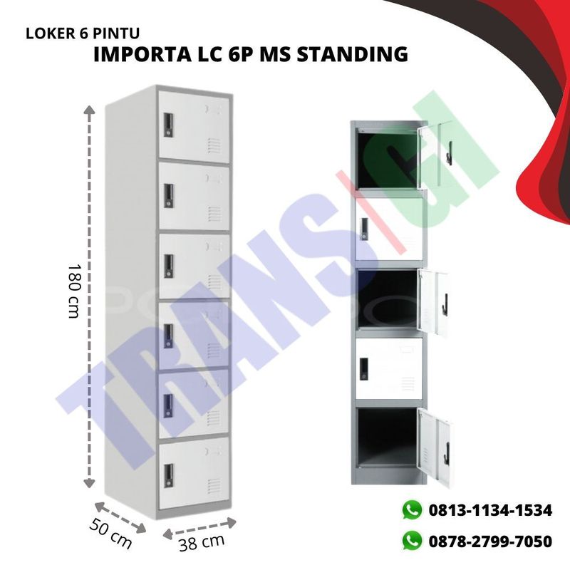 Loker 6 Pintu Importa LC 6P MS Standing