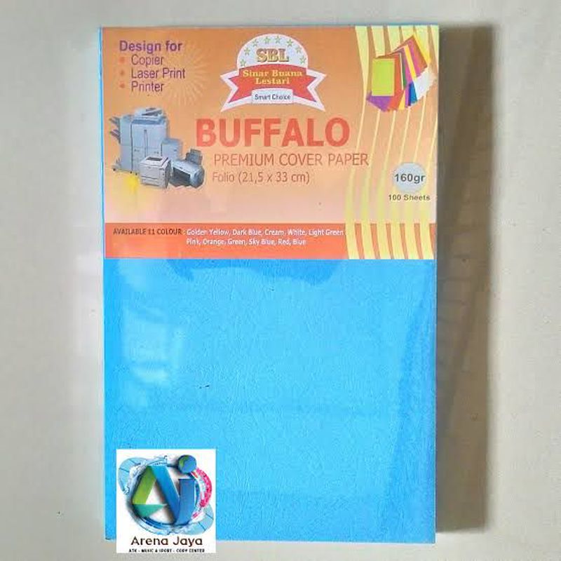 Kertas Buffalo Biru