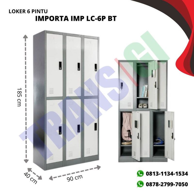 Loker 6 Pintu IMP LC-6P BT