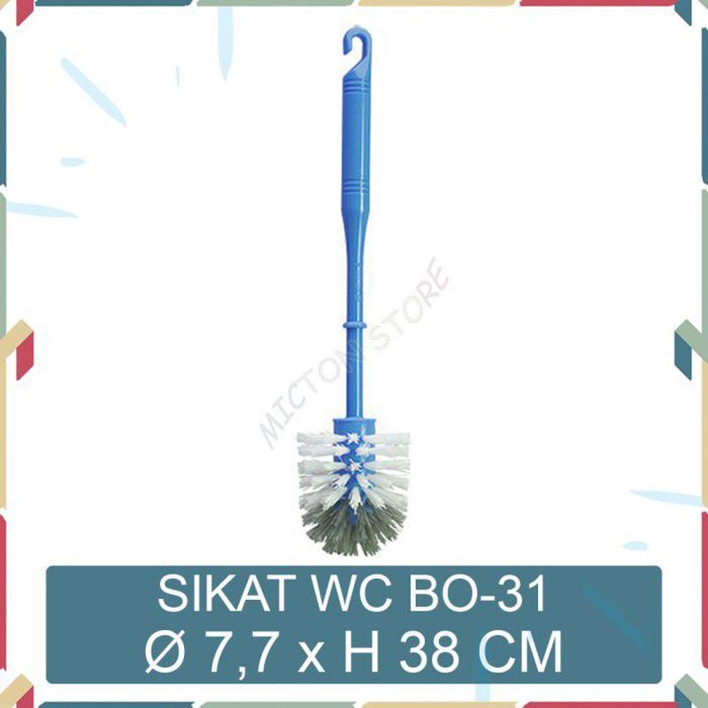 Lion Star Sikat WC Plastik Livina Toilet Brush 120 BO-31 Biru