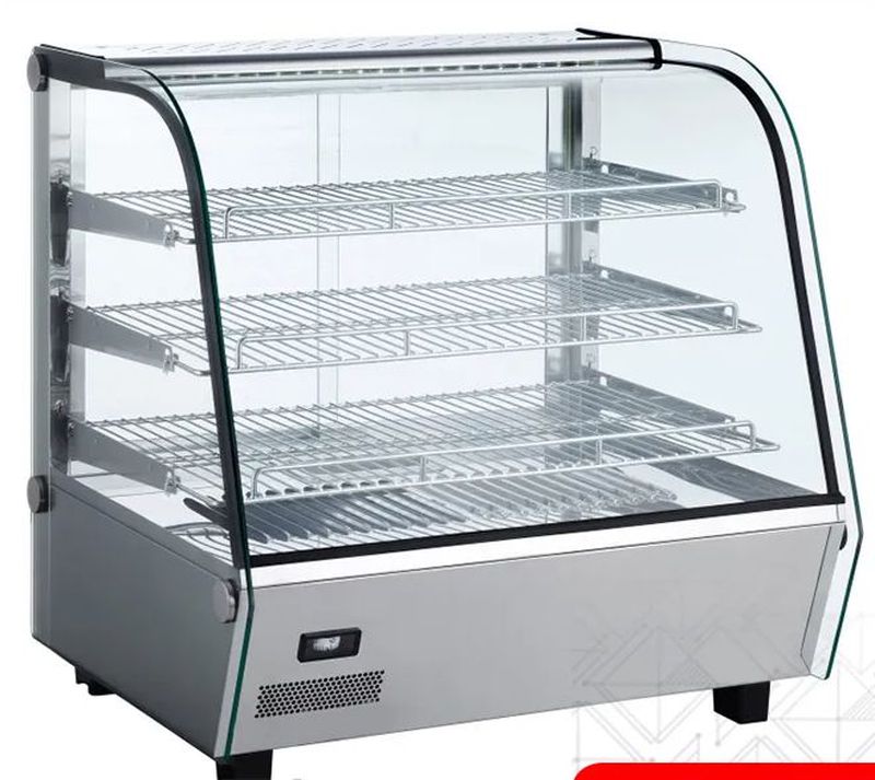 Showcase Warmer Pemanas Kaca Lengkung