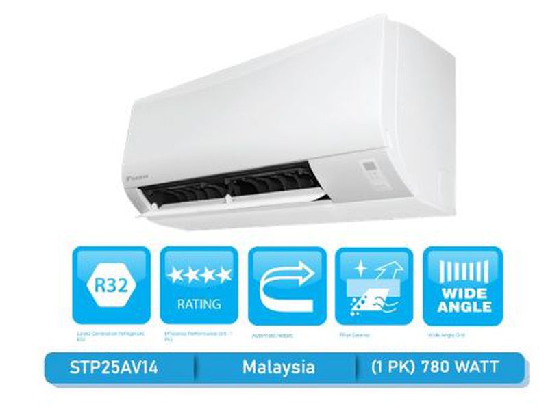 DAIKIN AC Split 1 PK 25AV Include Instalasi Pemasangan