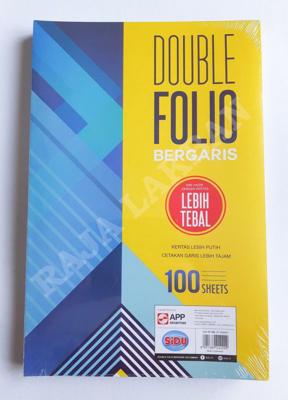 Kertas Double Folio Sinar Dunia 100 Lembar