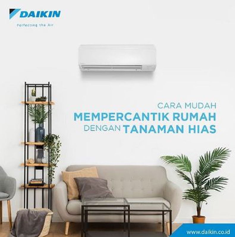 DAIKIN AC Split 2 PK 50 CXV Include Instalasi Pemasangan