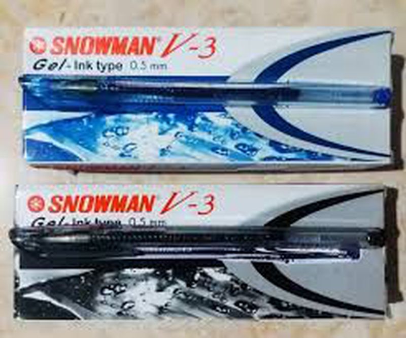 SNOWMAN BALLPOINT V-3 - Hitam