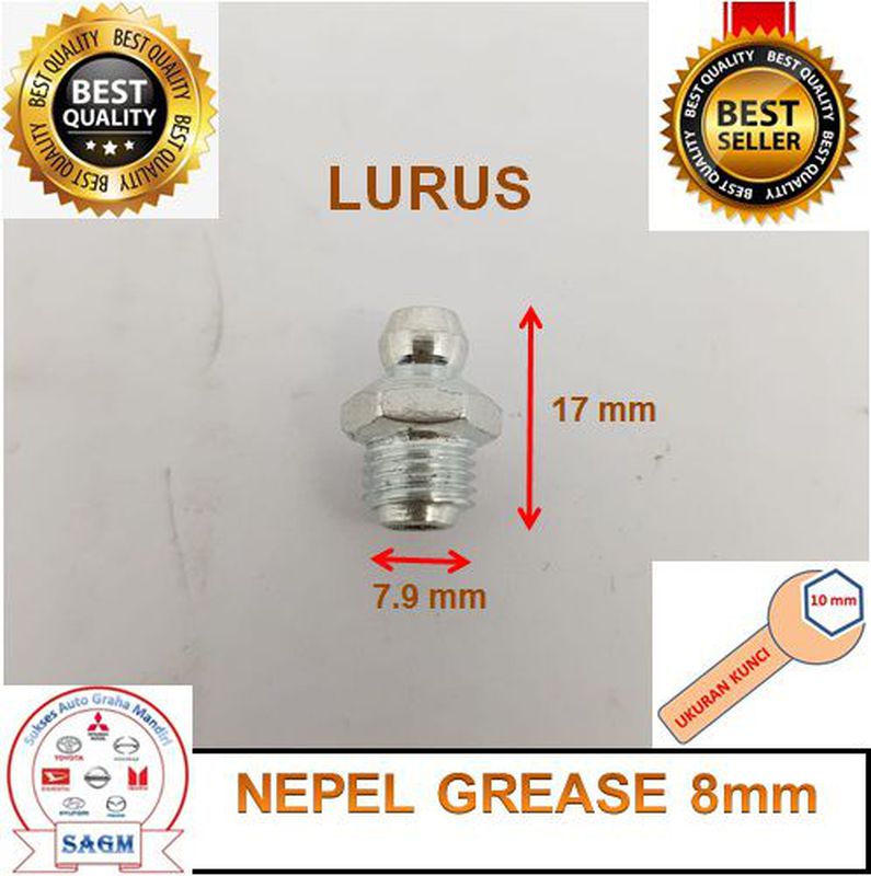 NEPEL GREASE BEARING DIAMETER DRAT 10 MM