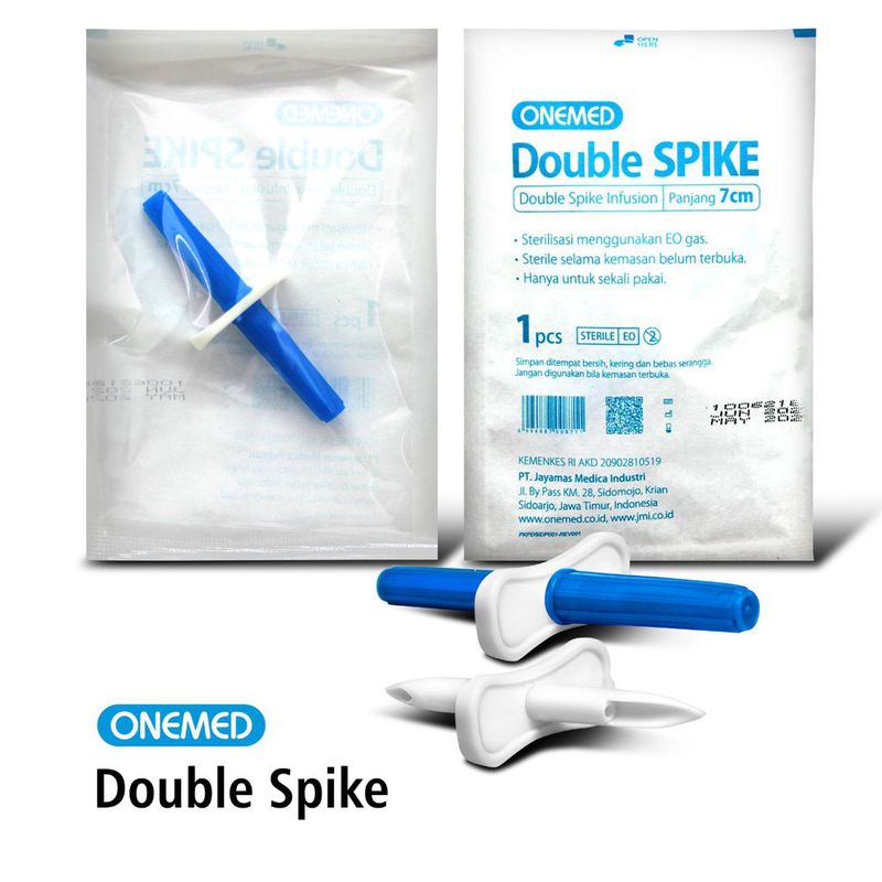 ONEMED - DOUBLE SPIKE INFUSION, 7CM