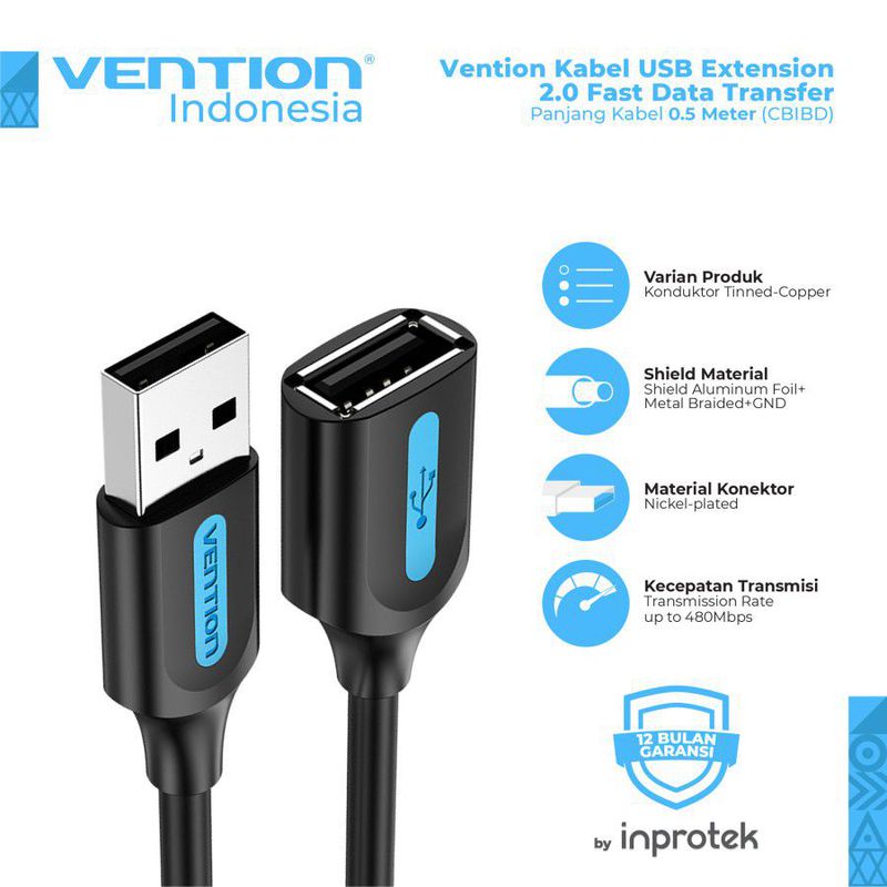 Vention USB Extention - 3 Meter