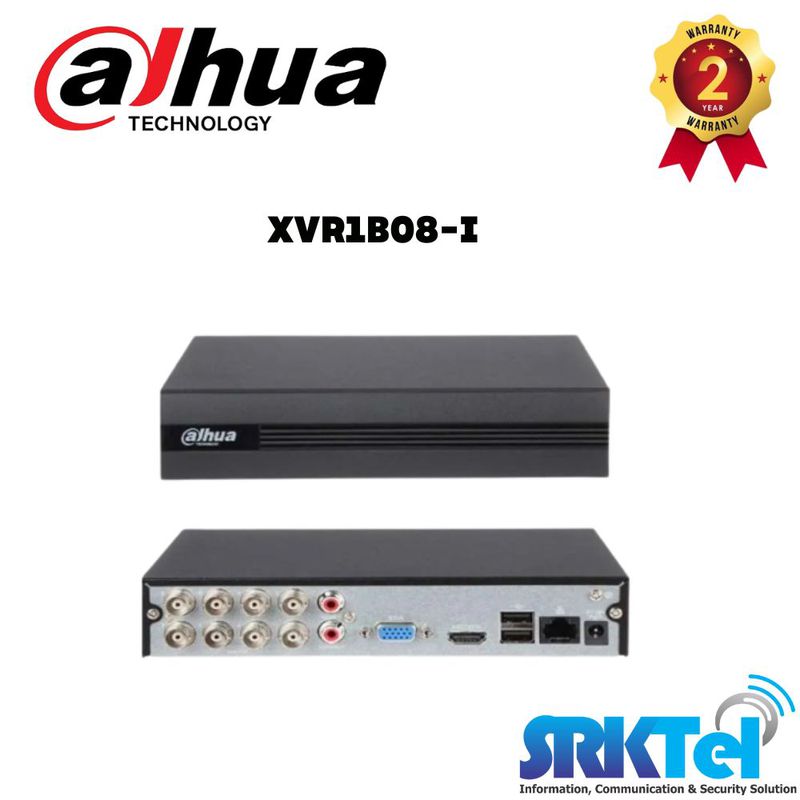 Dahua DH-XVR1B08-I 8 Channel Penta-brid 1080N/720p Cooper