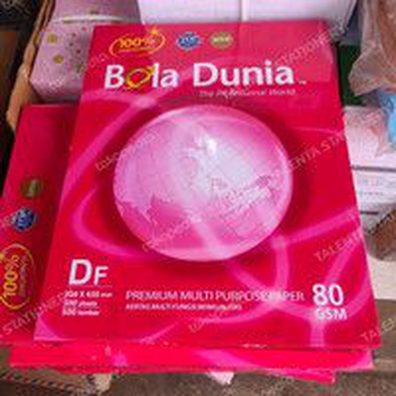 KERTAS HVS 80 GSM DF BOLA DUNIA