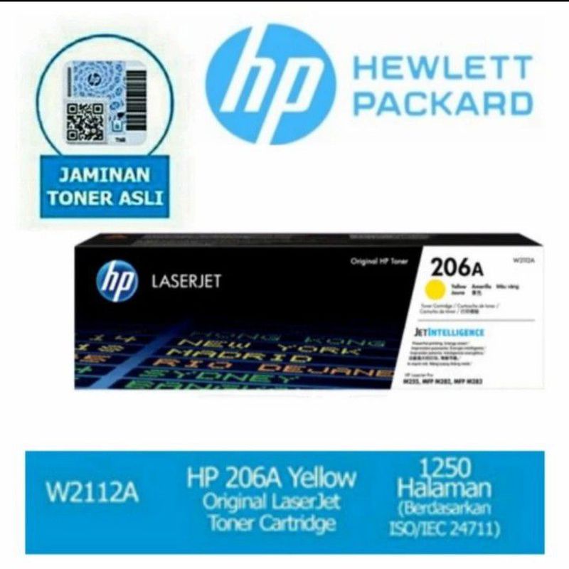 HP TONER HP LASERJET 206A YELLOW ORIGINAL