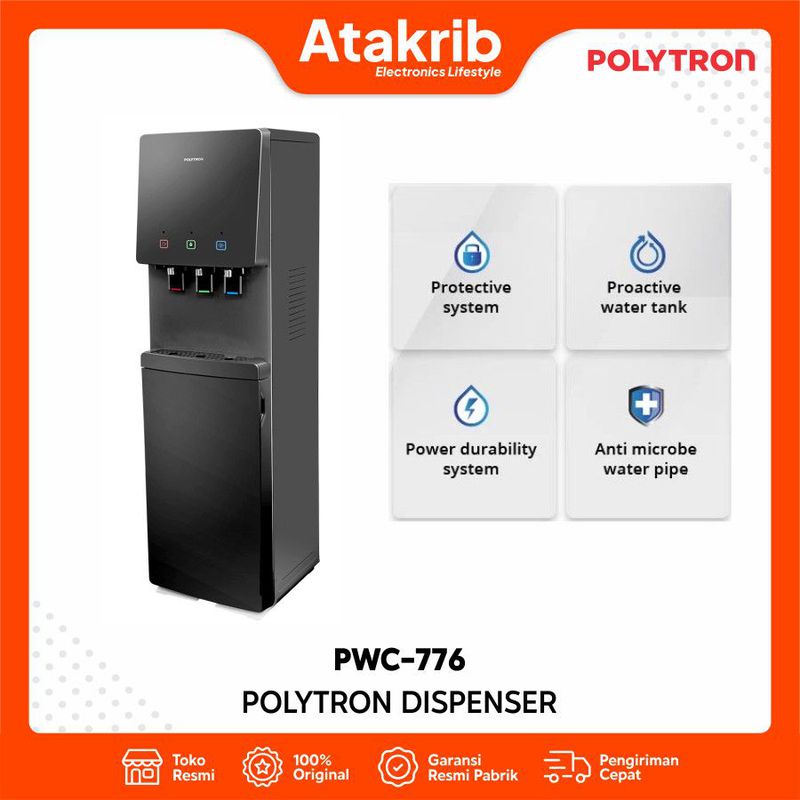 DISPENSER GALON BAWAH MERK POLYTRON, TYPE PWC-776
