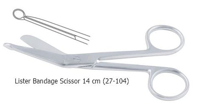 MARWA - LISTER BANDAGE SCISSOR 14 CM (27-104)