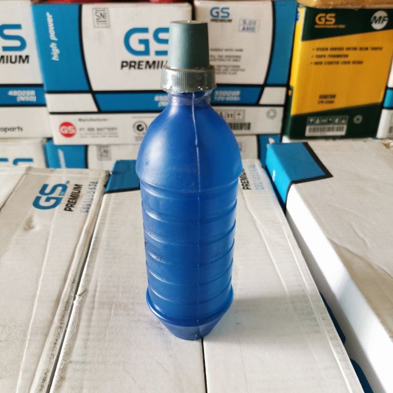 air baterai biru