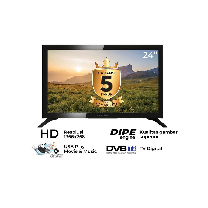 Digital TV 24 INCH POLYTRON PLD-24V1853