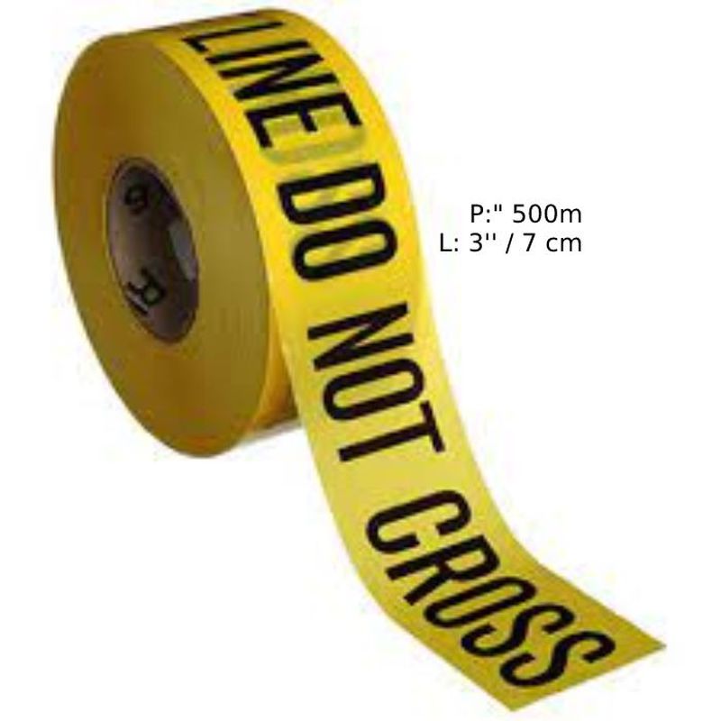 baricade line '' do not cross"