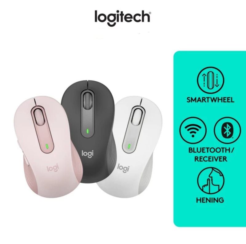 Logitech Signature M650 Mouse Wireless - Pink