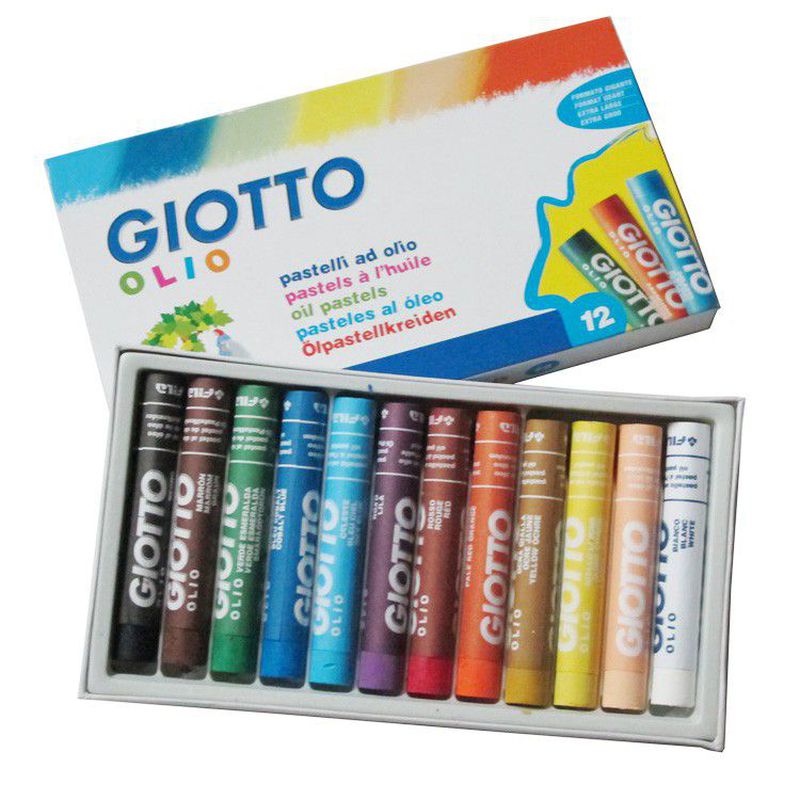 CRAYON / OIL PASTEL OLIO JUMBO OIL PASTELS 12 COL