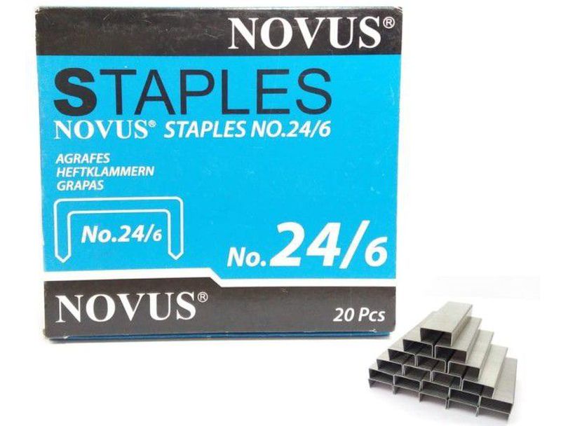 ISI STAPLER NOVUS 24/6 (BESAR)