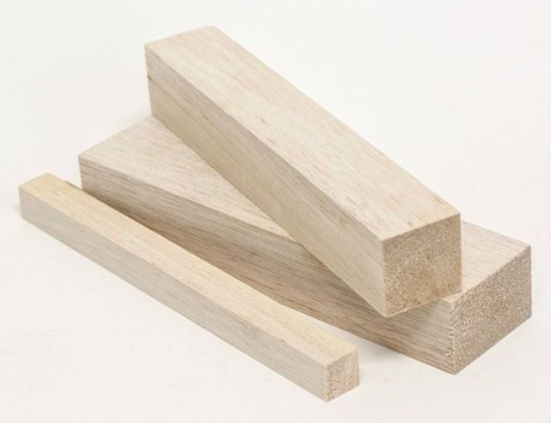 Kayu Balsa 5cm x 5cm x 100 cm