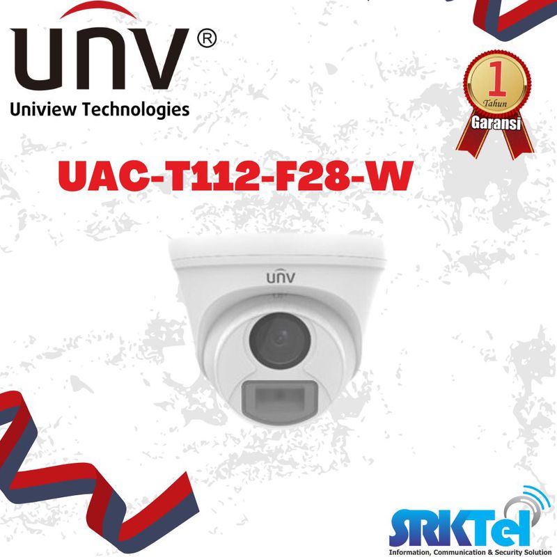 UNIVIEW UAC-T112-F28-W 2MP Ind ColourHunter HD Fixed Turret Analog