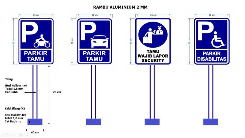Rambu Aluminium