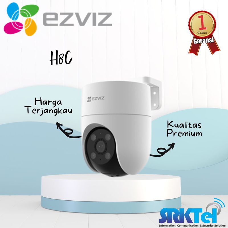 EZVIZ H8C 4MP Outdoor CCTV Pan & Tilt Wifi IP Camera Auto Tracking