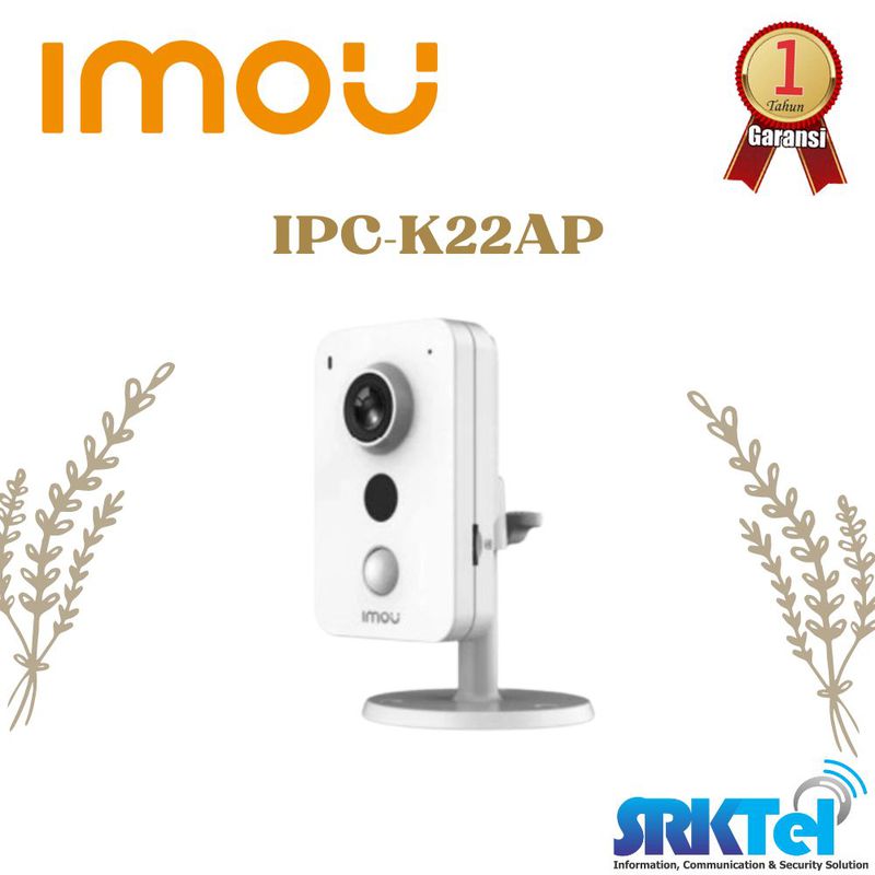 IMOU IPC-K22AP Smart IP Camera With PIR Detection Cube PoE 2MP