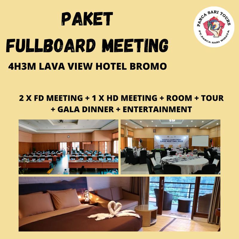 Paket FullBoard Meeting 4H3M Lava View Hotel Bromo + Room + Tour + Gala Dinner + Entertainment