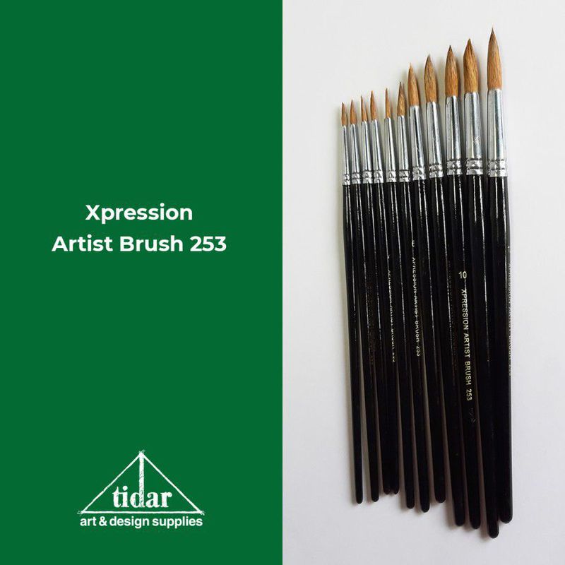 Kuas Round / Bulat Lancip Expression - 11