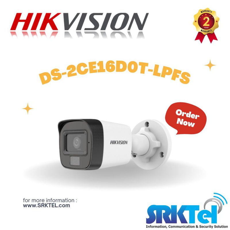 DS-2CE16D0T-LPFS Hikvision 2MP Outdoor