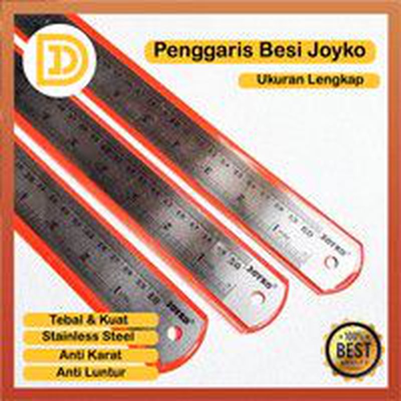 Penggaris Besi Lurus 60 CM