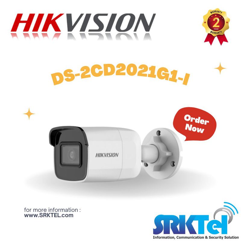 DS-2CD2021G1-I Hikvision 2MP Outdoor