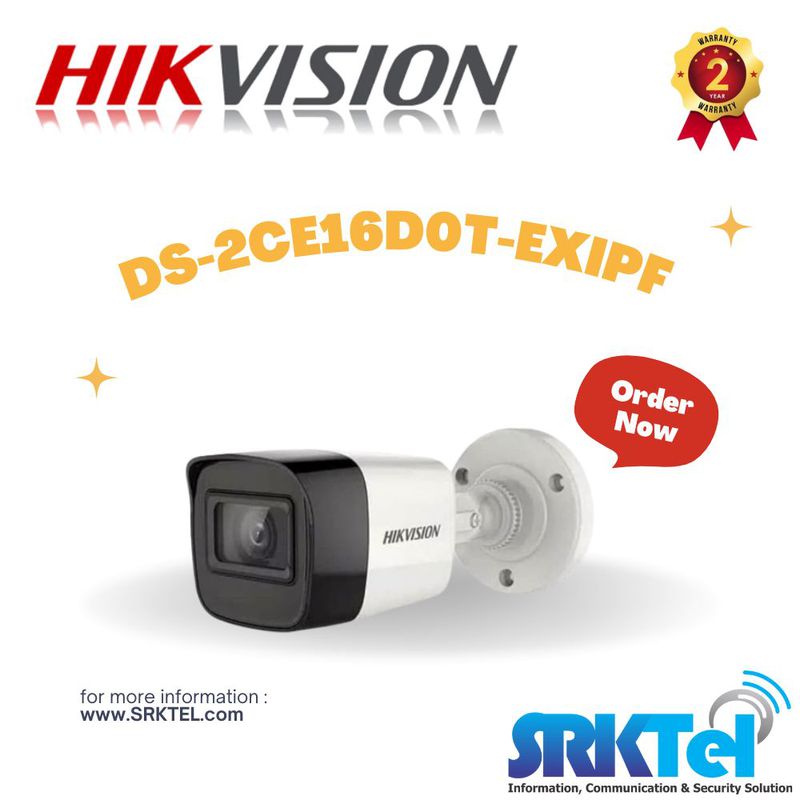 DS-2CE16D0T-EXIPF 2MP Hikvision Outdoor