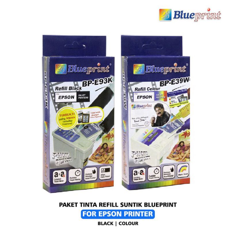 TINTA BLUEPRINT EPSON (SUNTIKAN) - COLOUR