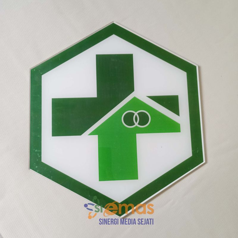 Akrilik Logo Puskesmas | Logo Puskesmas Sesuai Permenkes