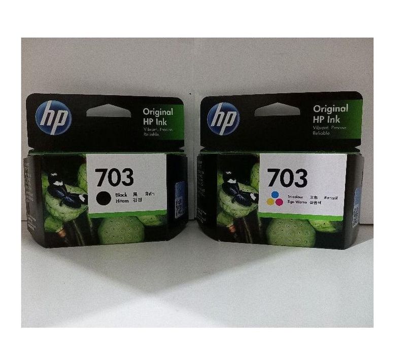 Tinta HP 703 Black & Color Ink Cartridge - COLOR