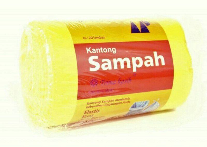Plastik Sampah Roll Kuning Uk. 60 x 100