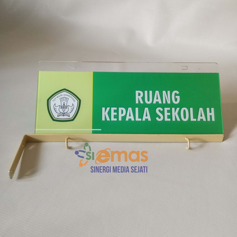 Akrilik Nama Ruang Gantung | Papan Akrilik Gantung Dua Sisi | Akrilik ...